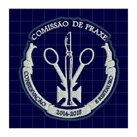 Emblema "Comissão de praxe" - Trampolinhas